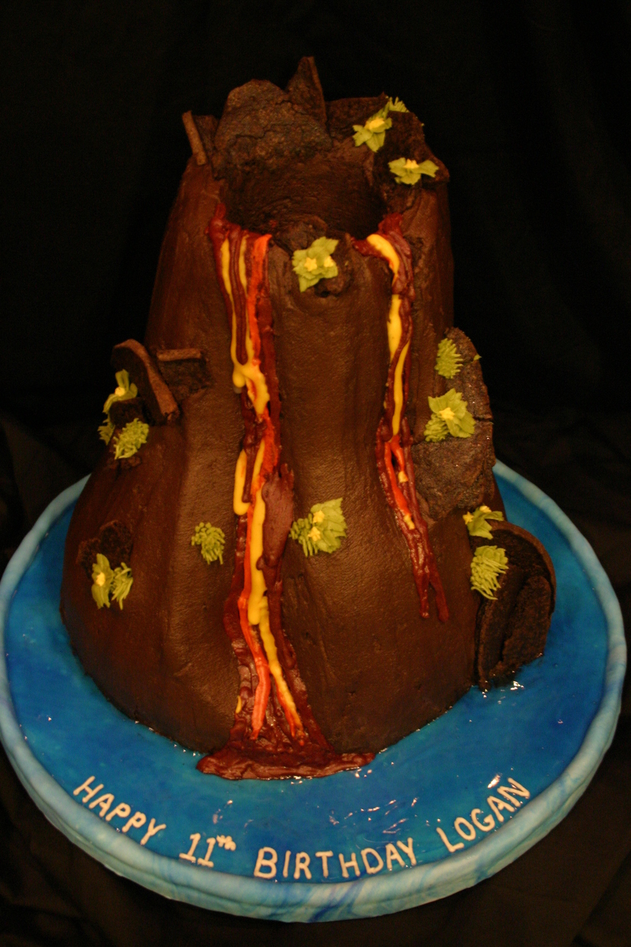 Volcano Cake - CakeCentral.com