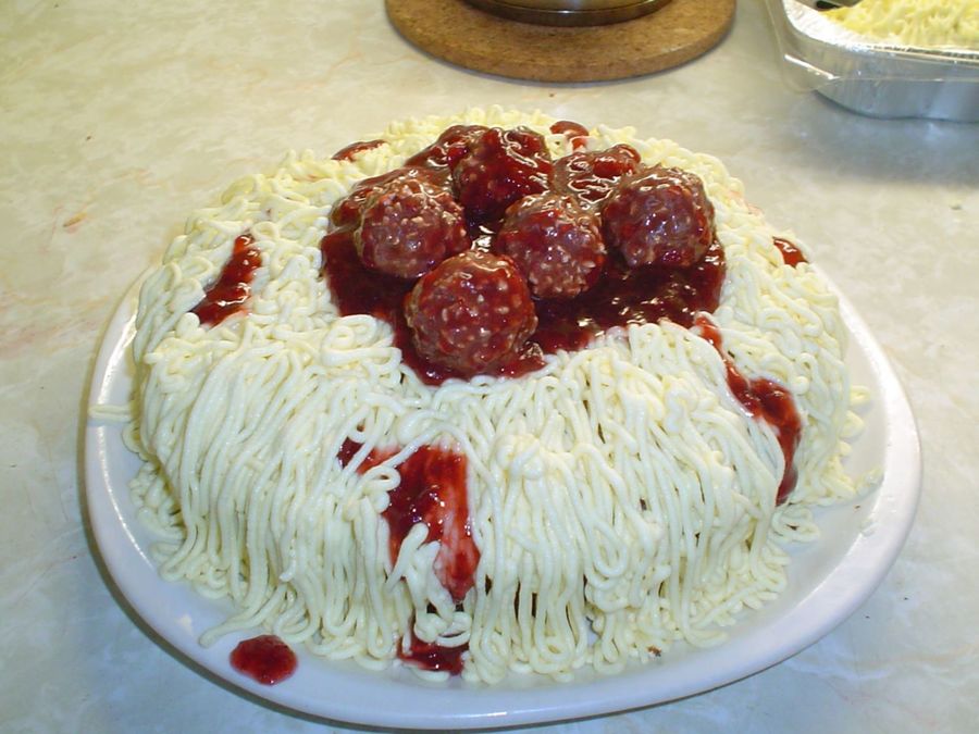 Another Spaghetti Cake - CakeCentral.com