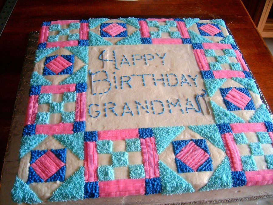 Quilt Cake - CakeCentral.com