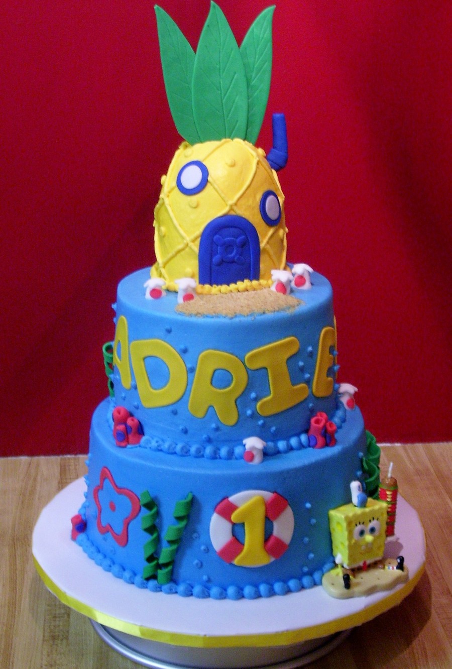 Another Spongebob Cake - CakeCentral.com