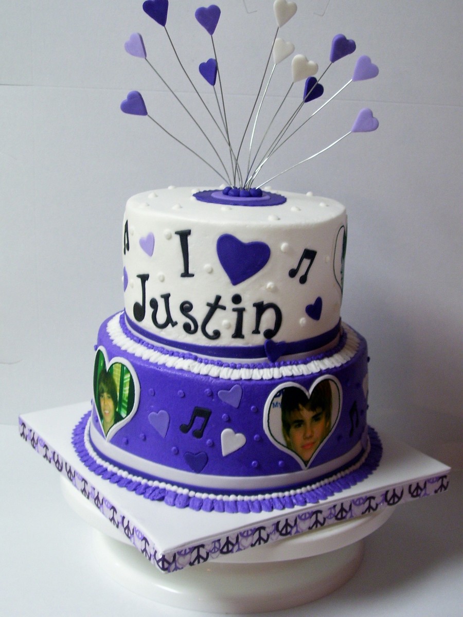 Justin Bieber Birthday Cake - CakeCentral.com