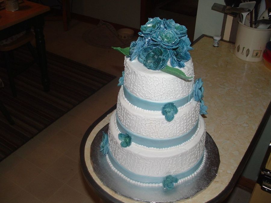 Blue Hydrangea - CakeCentral.com