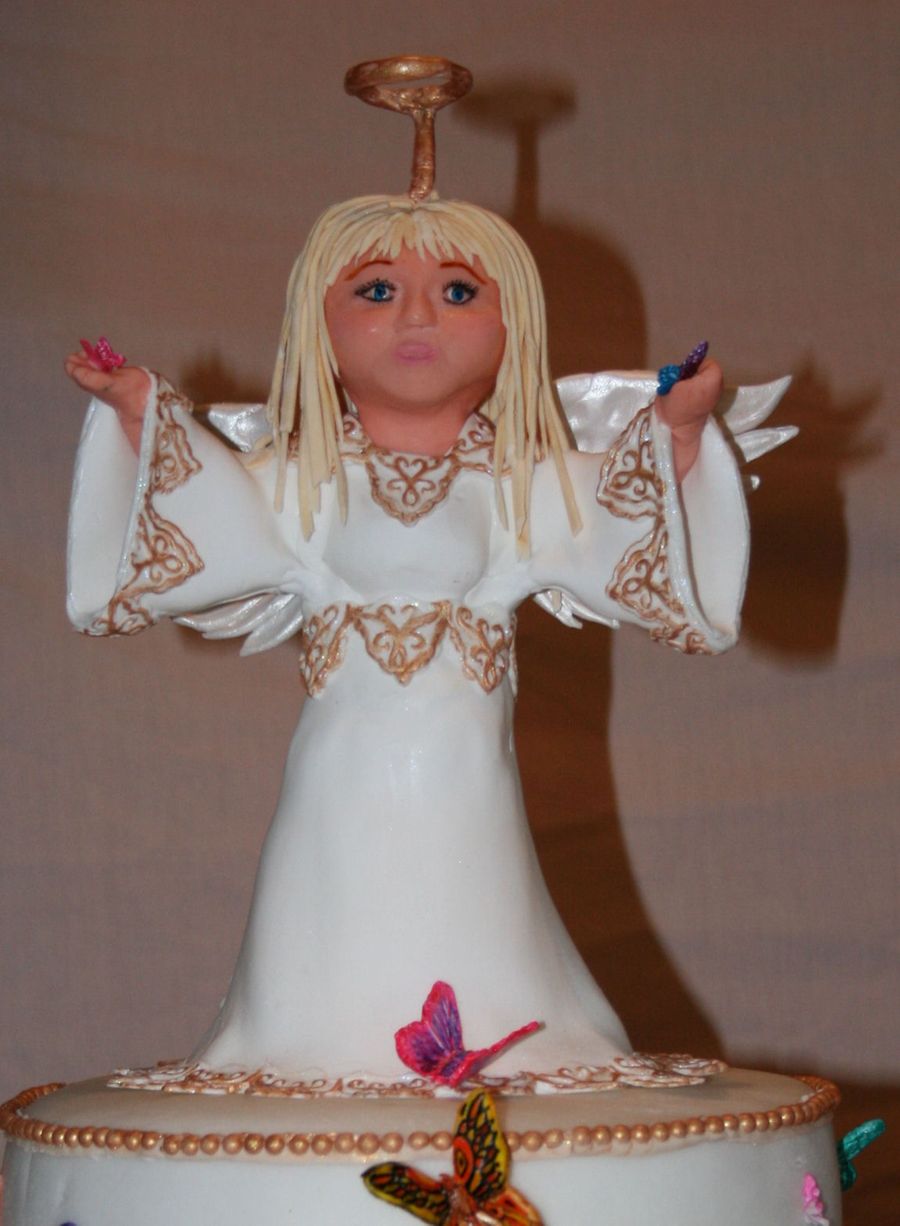 Angel Birthday Cake - CakeCentral.com