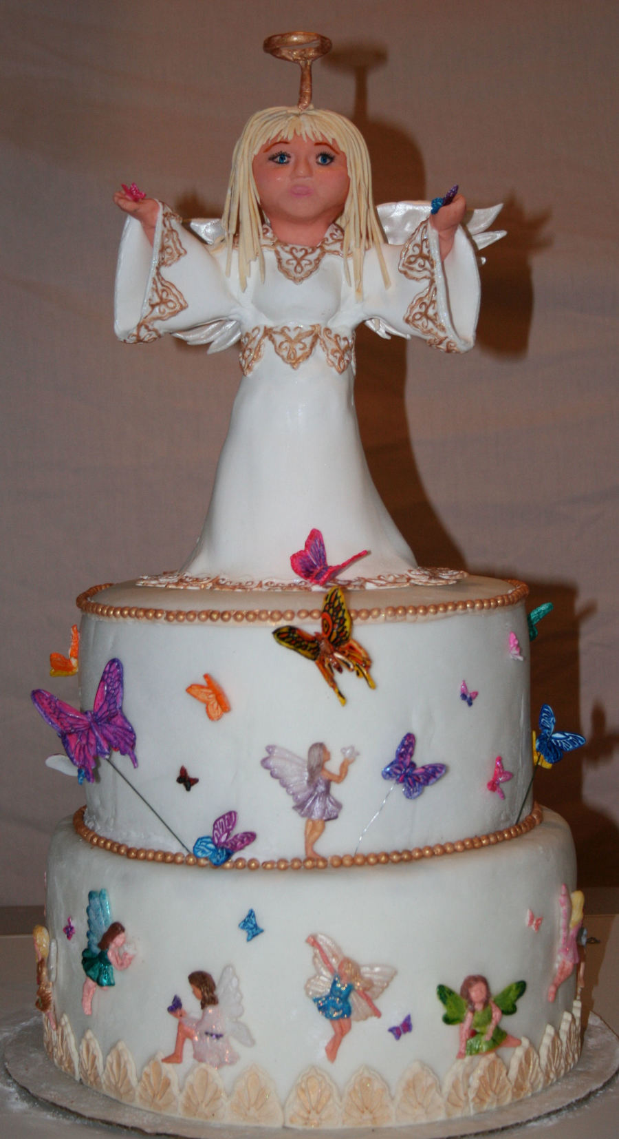 Angel Birthday Cake - CakeCentral.com