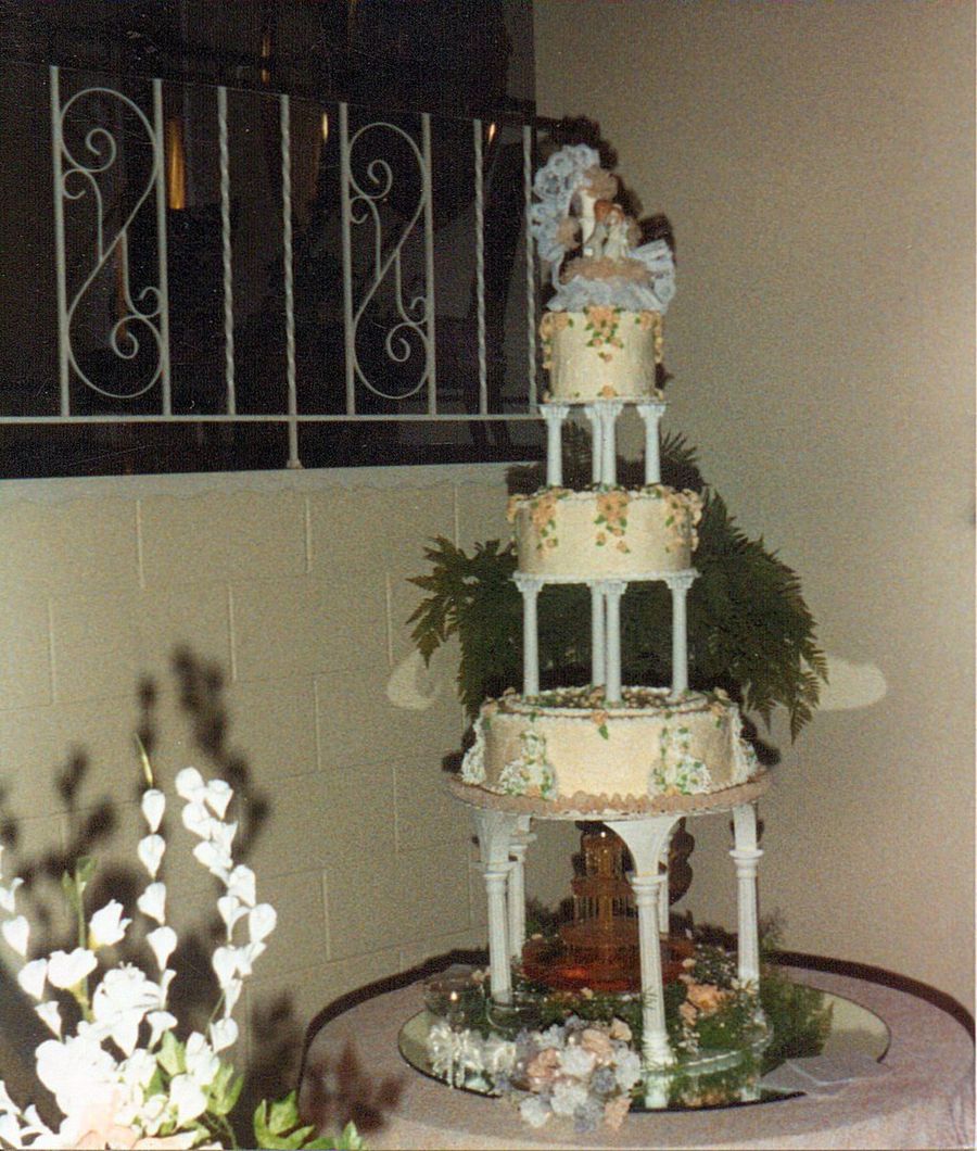 First Fountain Cake - CakeCentral.com