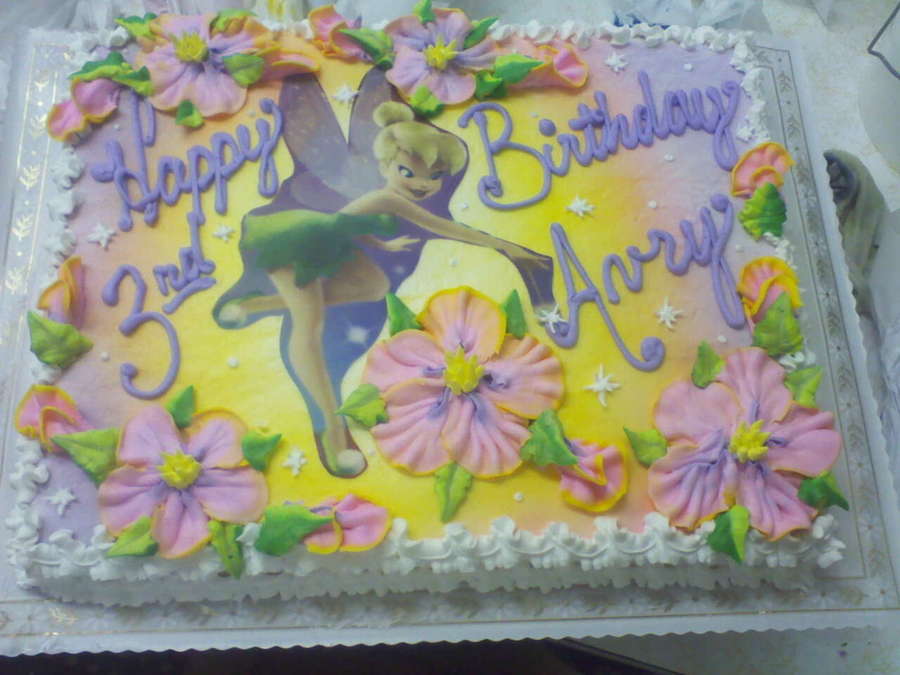 Tinkerbell Flowers - CakeCentral.com
