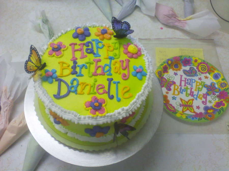 Happy Birthday Danielle - CakeCentral.com
