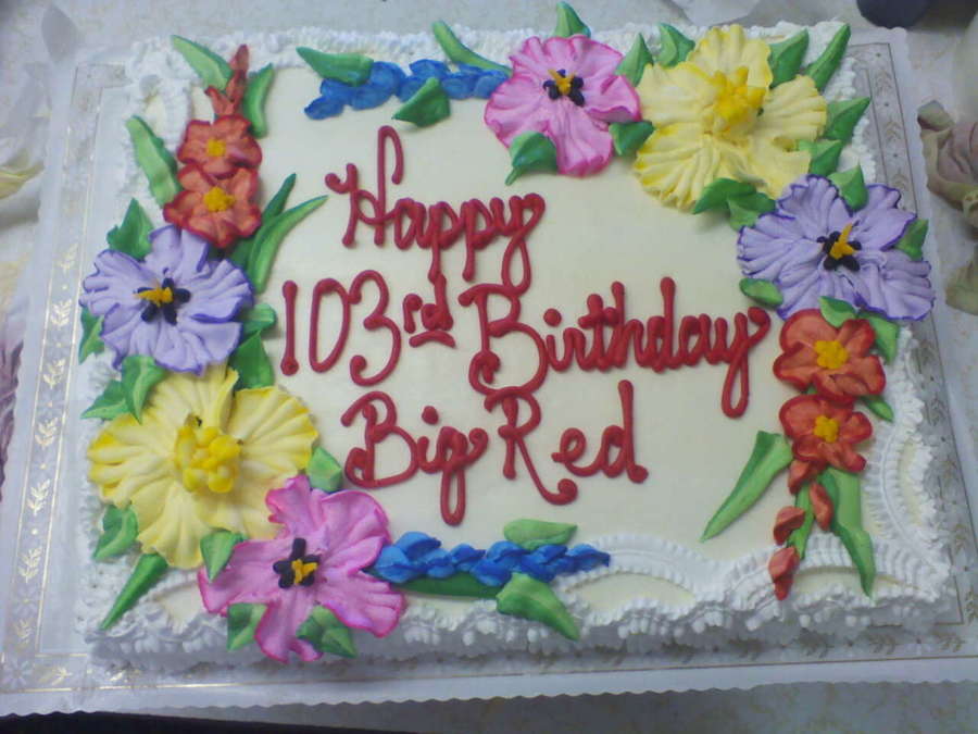 103 Years Old! - CakeCentral.com