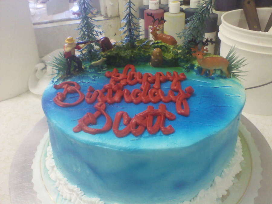 Hunter Scene - CakeCentral.com