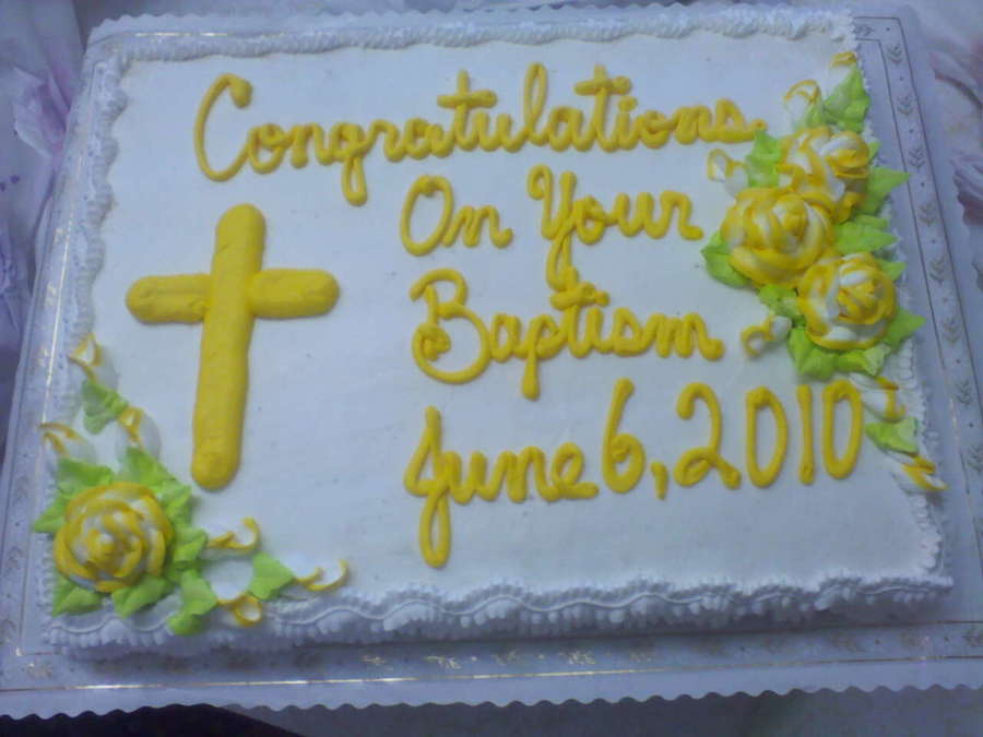 Baptism - CakeCentral.com