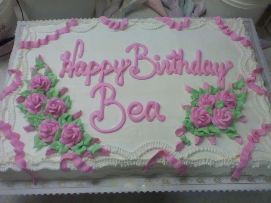 Happy Birthday Bea - CakeCentral.com