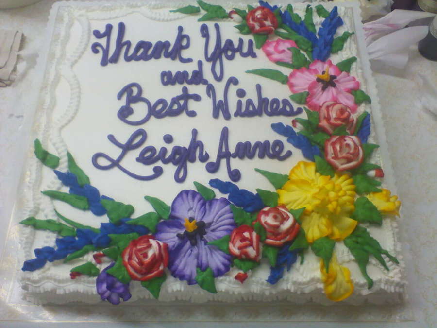 Best Wishes Wildflowers - CakeCentral.com