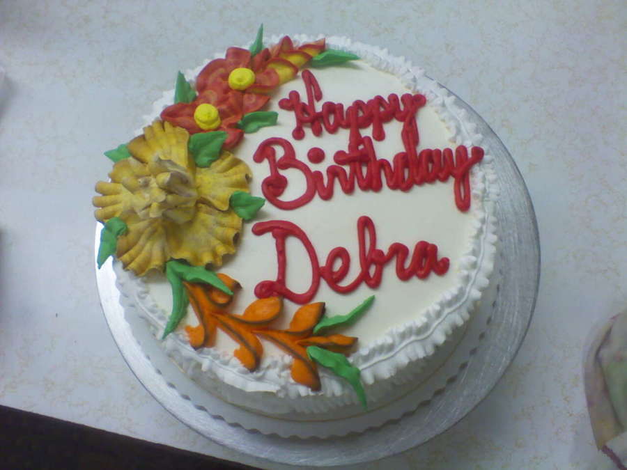 Debra Birthday - CakeCentral.com