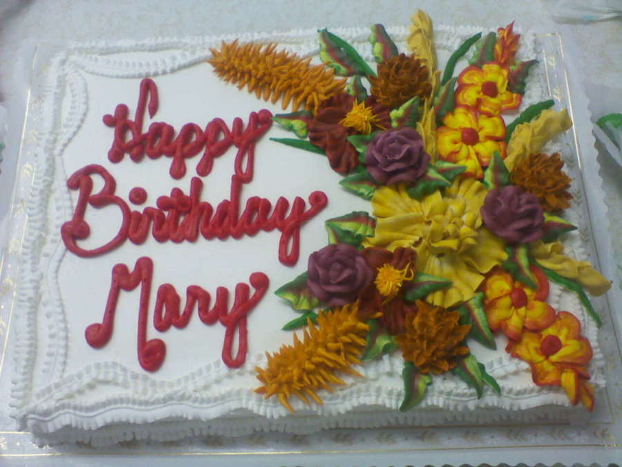 Happy Birthday Mary - CakeCentral.com
