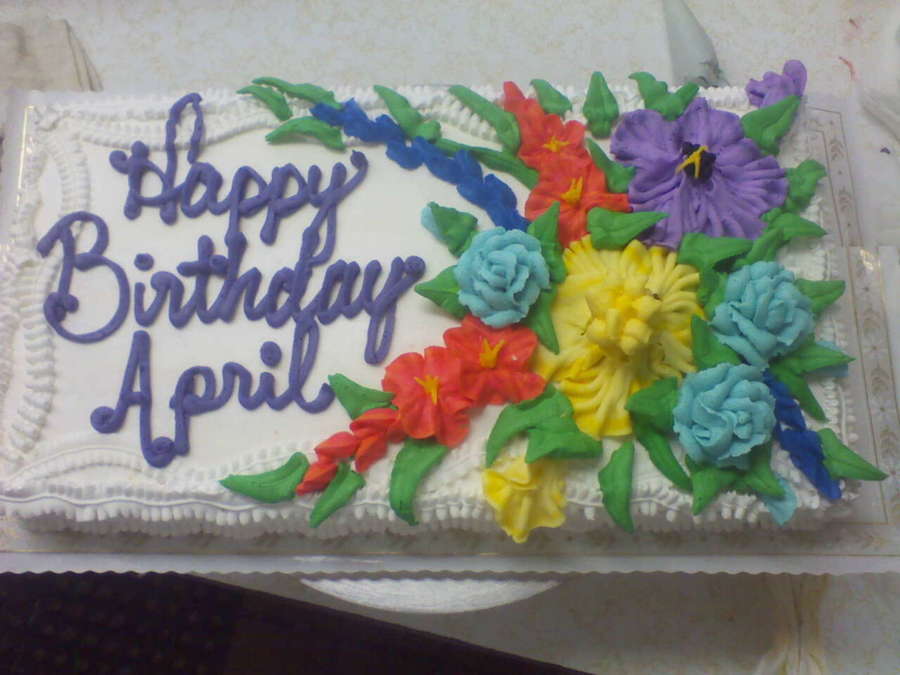 Happy Birthday April - CakeCentral.com