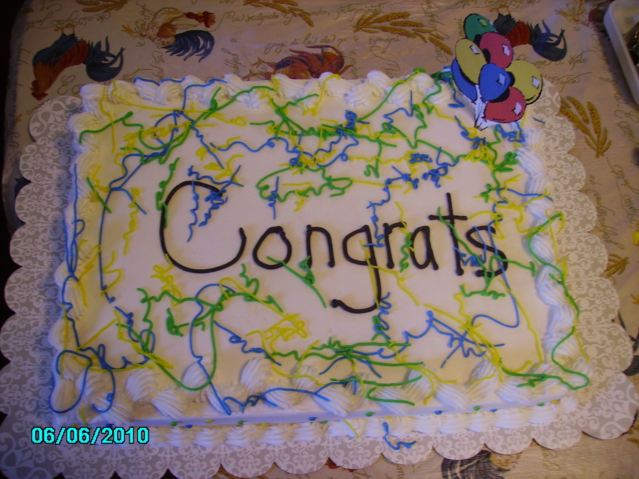 8Th Grade Recognition Cake - CakeCentral.com