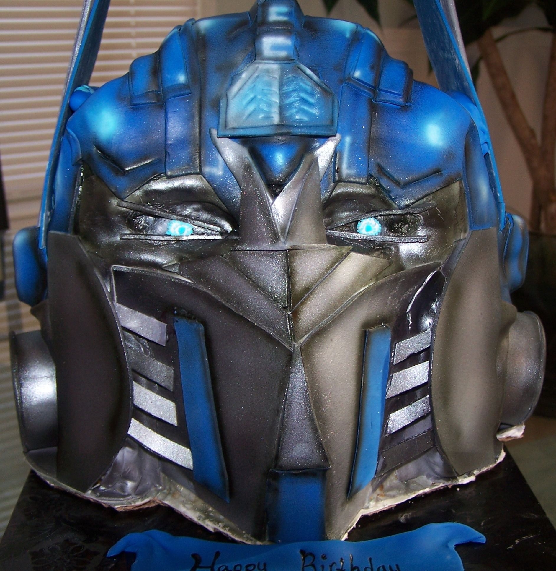 Optimus Prime Birthday Cake 2009 - CakeCentral.com