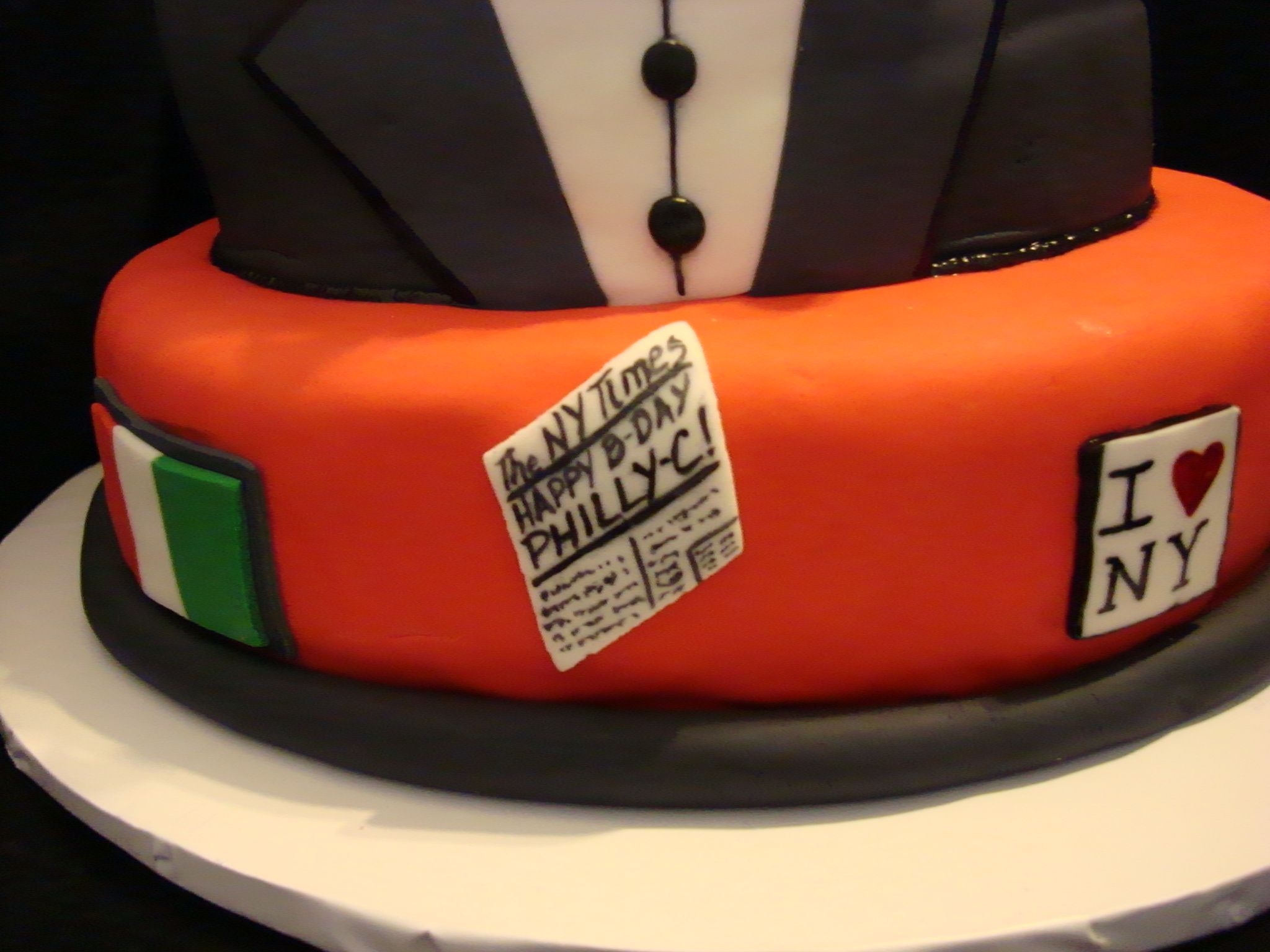 "the Godfather" Themed B-Day Cake - CakeCentral.com