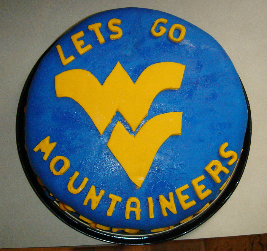 Wvu Birthday Cake - CakeCentral.com