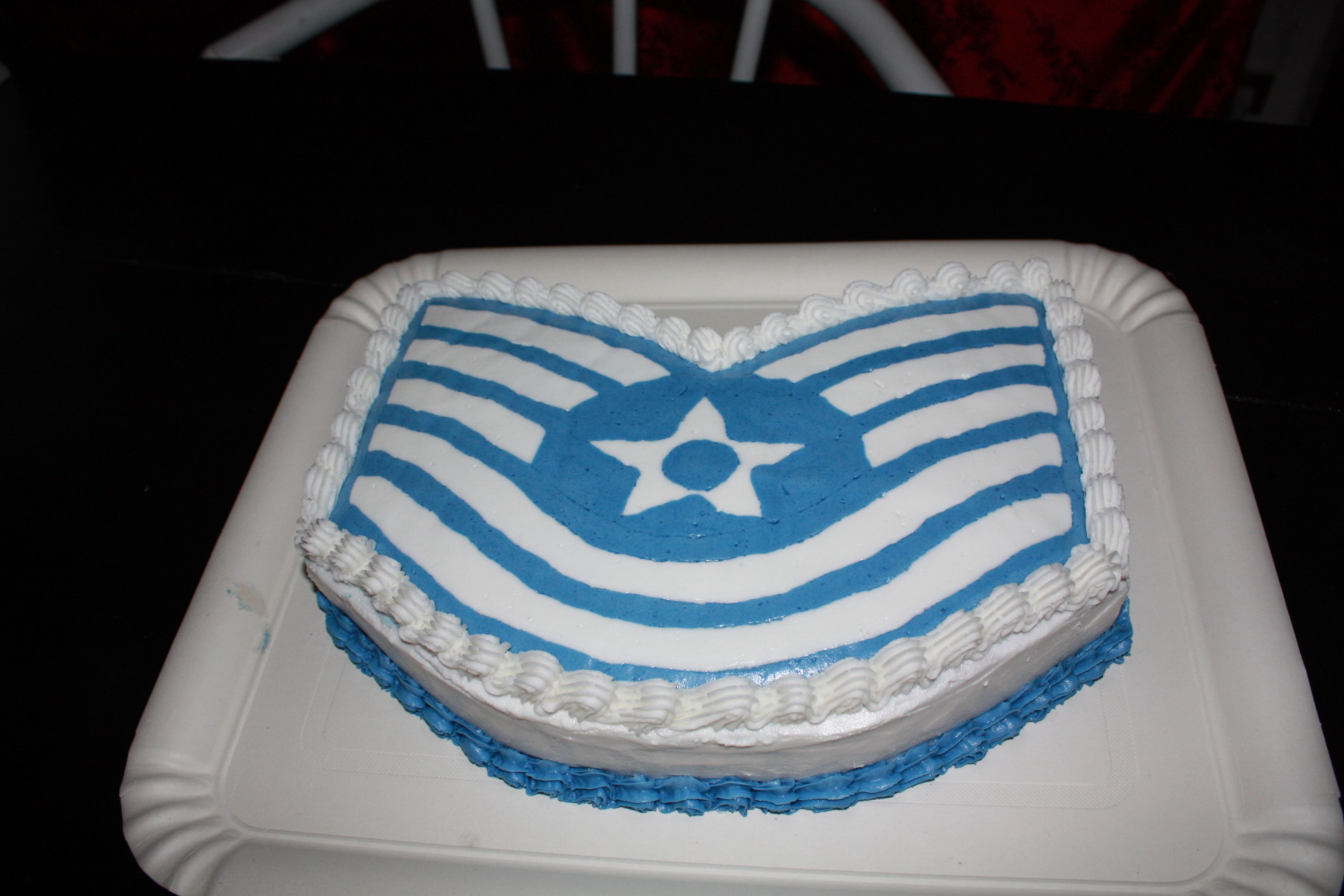 Air Force Tech Sergeant Promotion Cake - CakeCentral.com