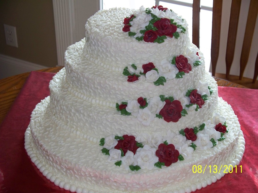 40Th Anniversary - Ruby Red - CakeCentral.com