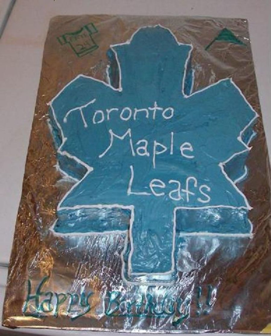 Maple Leafs Birthday Cake - CakeCentral.com
