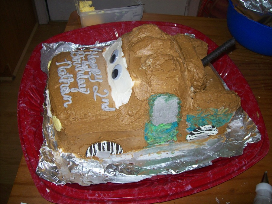 My Nephews Tow Mater.. - CakeCentral.com