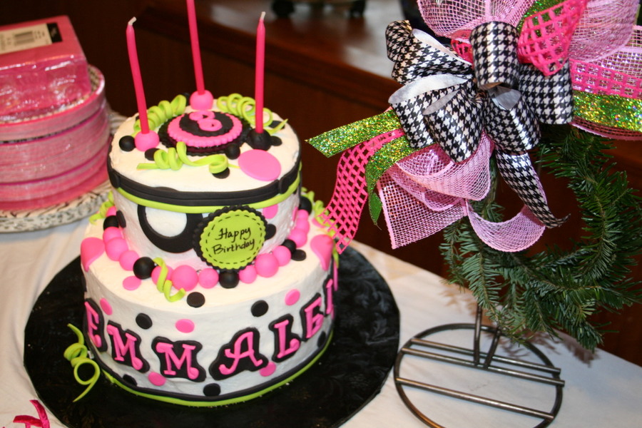 Polka Dot Birthday - CakeCentral.com