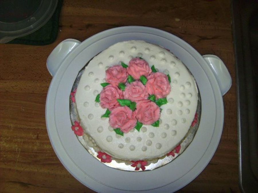 My Very First Wilton Class Cake - CakeCentral.com