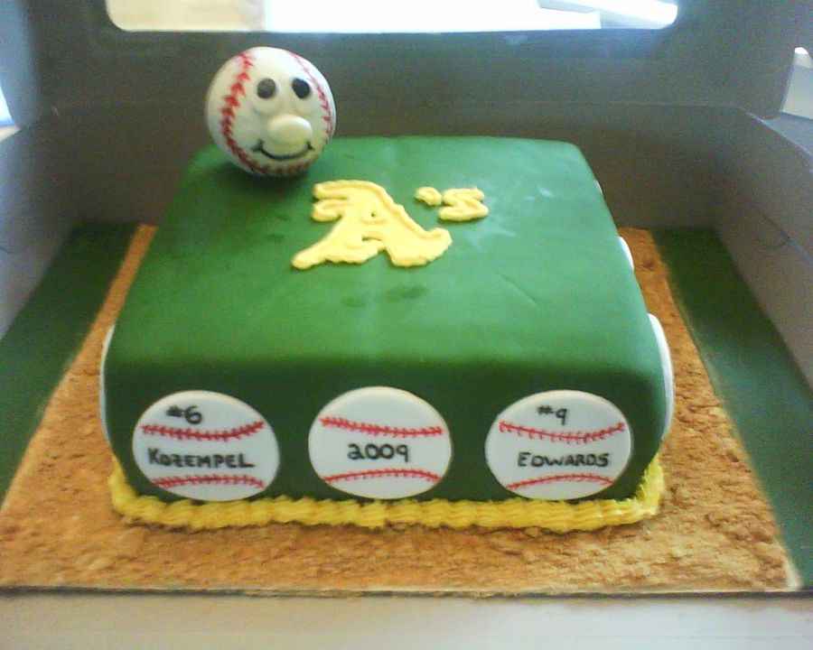 Oakland A's Cake - CakeCentral.com