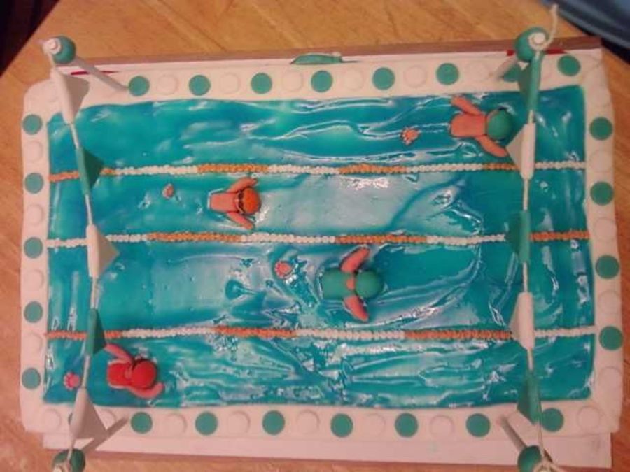 Swim Cake - CakeCentral.com