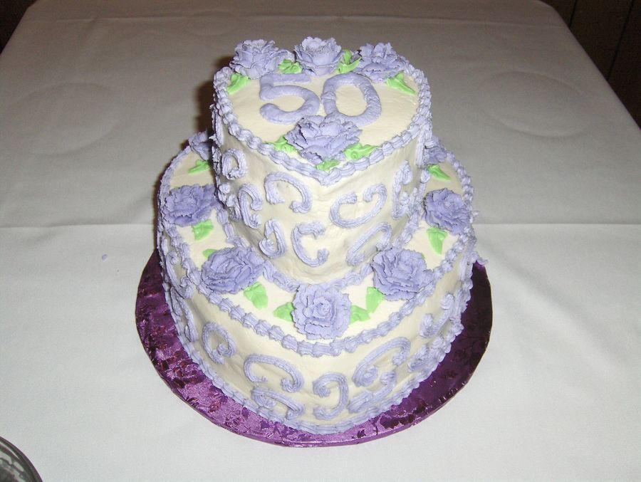 50Th Birthday Cake - CakeCentral.com