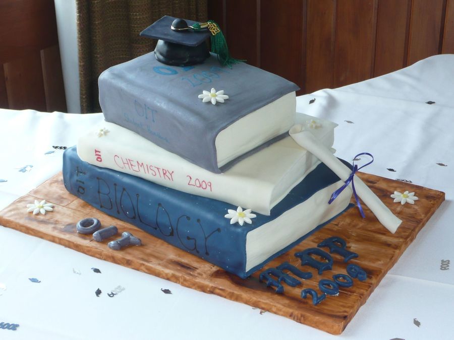 Graduation Books Cake - CakeCentral.com