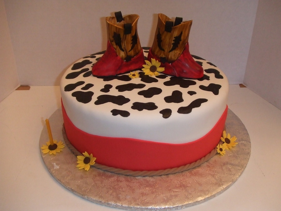 Western Cowboy Boots Cake - CakeCentral.com