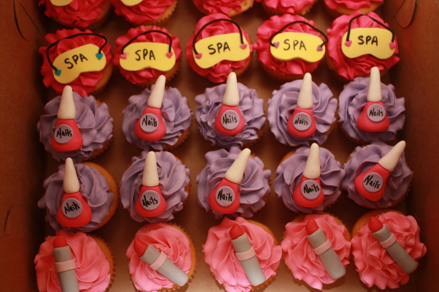 Spa Theme Cupcakes - CakeCentral.com