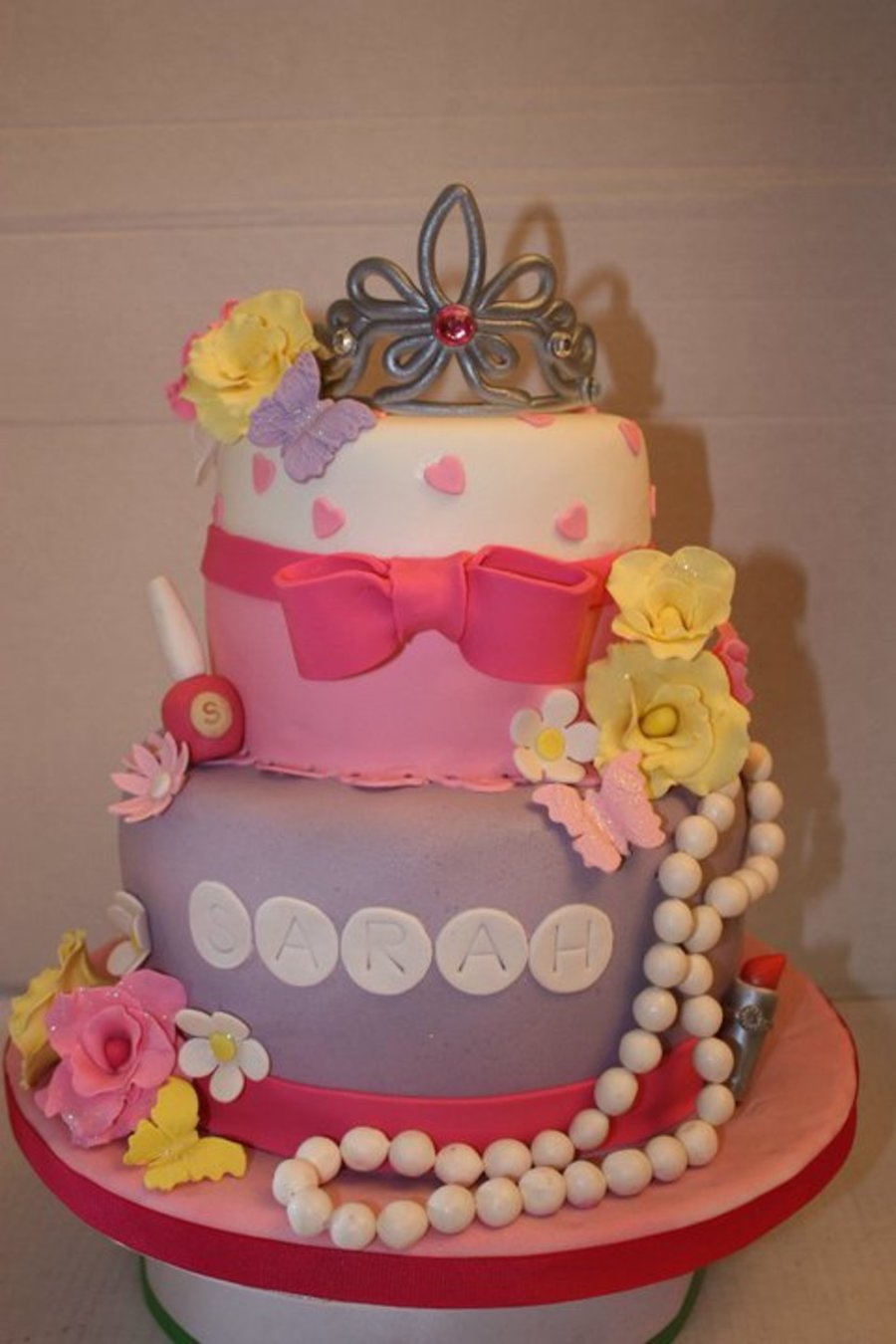 Fancy Nancy Girly Cake - CakeCentral.com