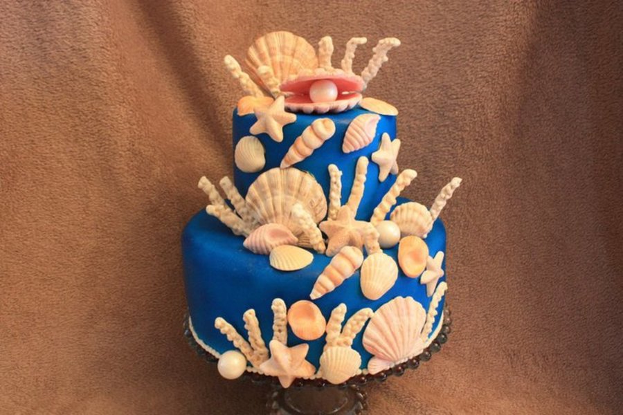 Shell Birthday Cake - CakeCentral.com