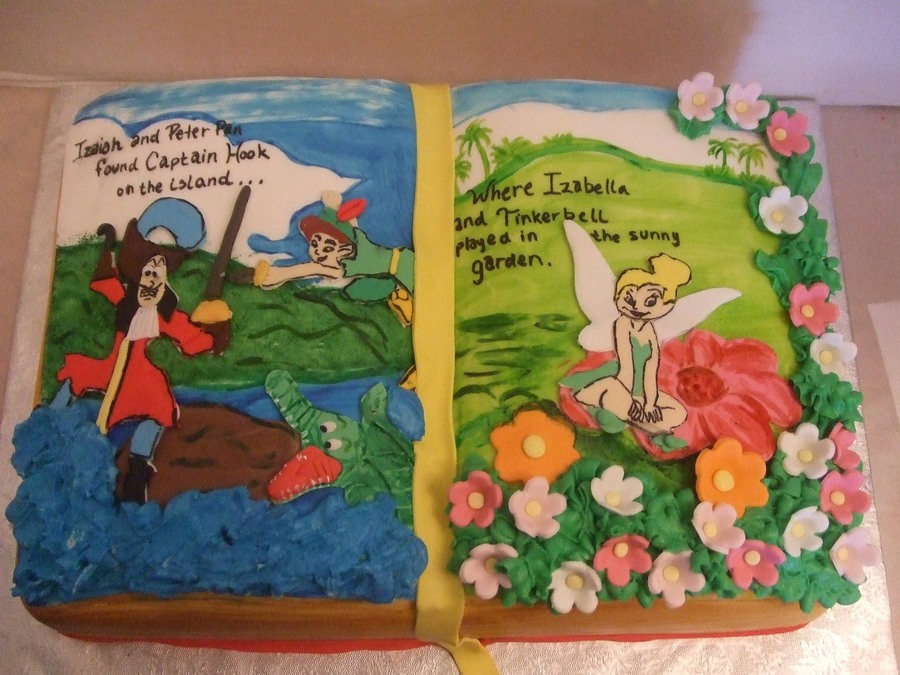 Peter Pan And Tinkerbell Cake - CakeCentral.com