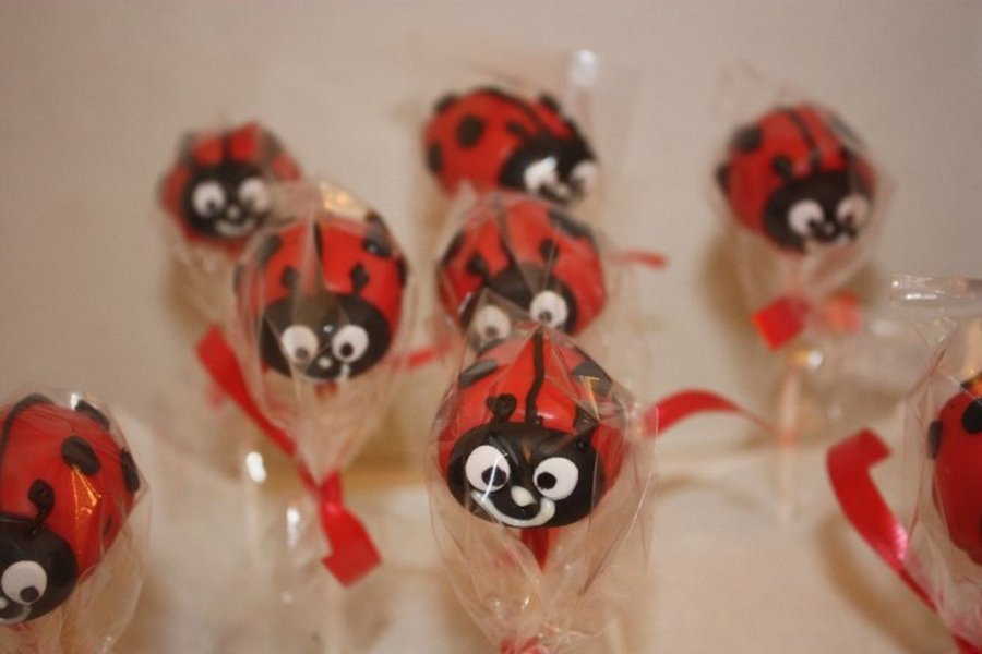Lady Bug Cake Pops - CakeCentral.com