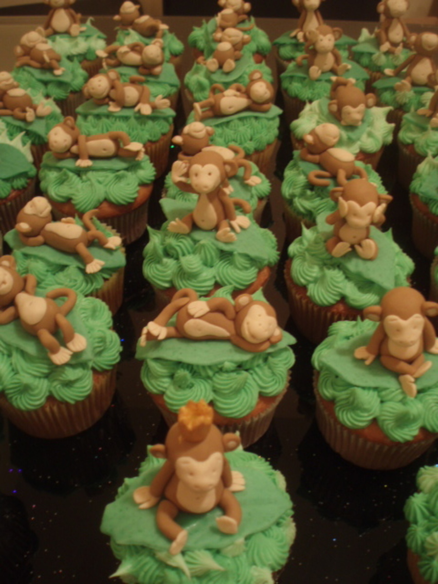 Monkey Cupcake - CakeCentral.com