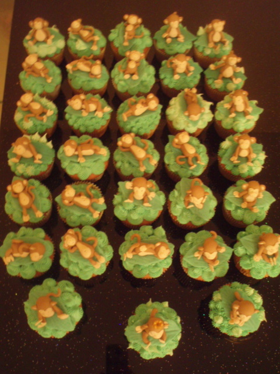 Monkey Cupcake - CakeCentral.com