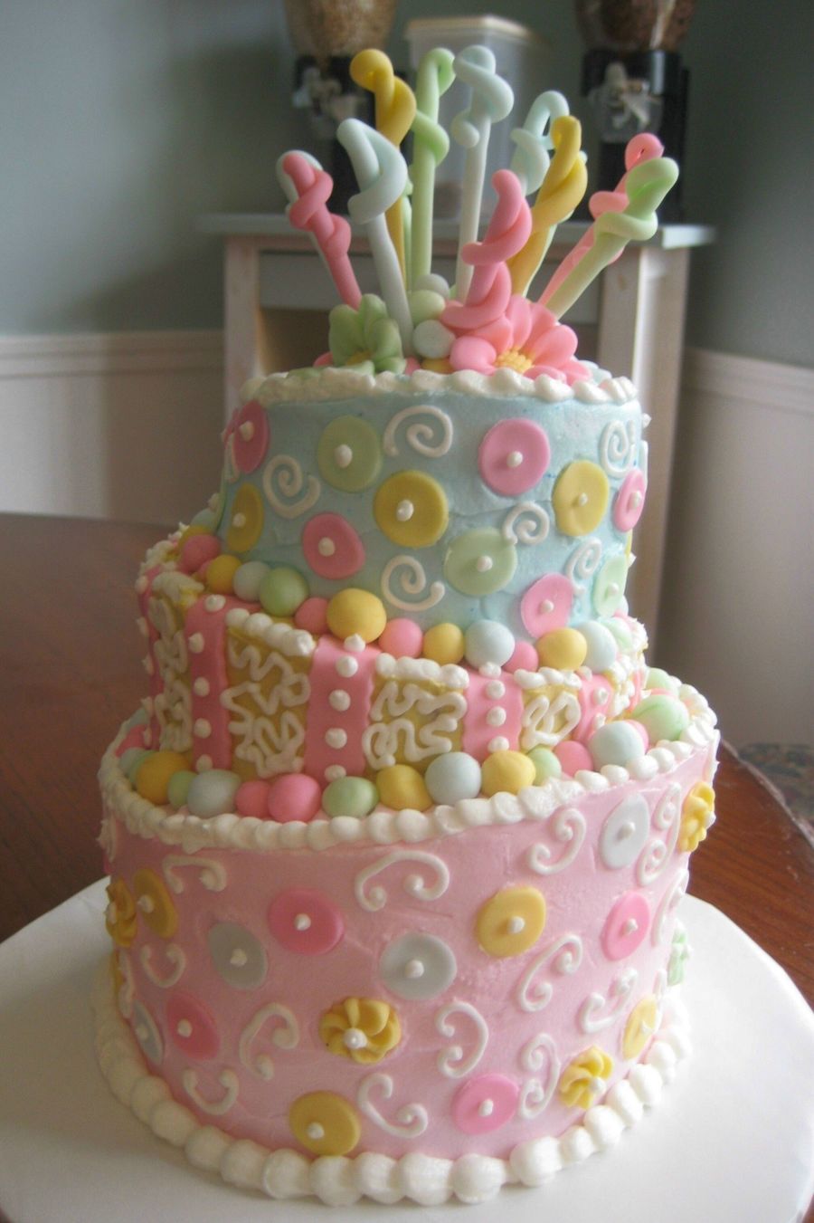 Colorful Cake Tilt - CakeCentral.com