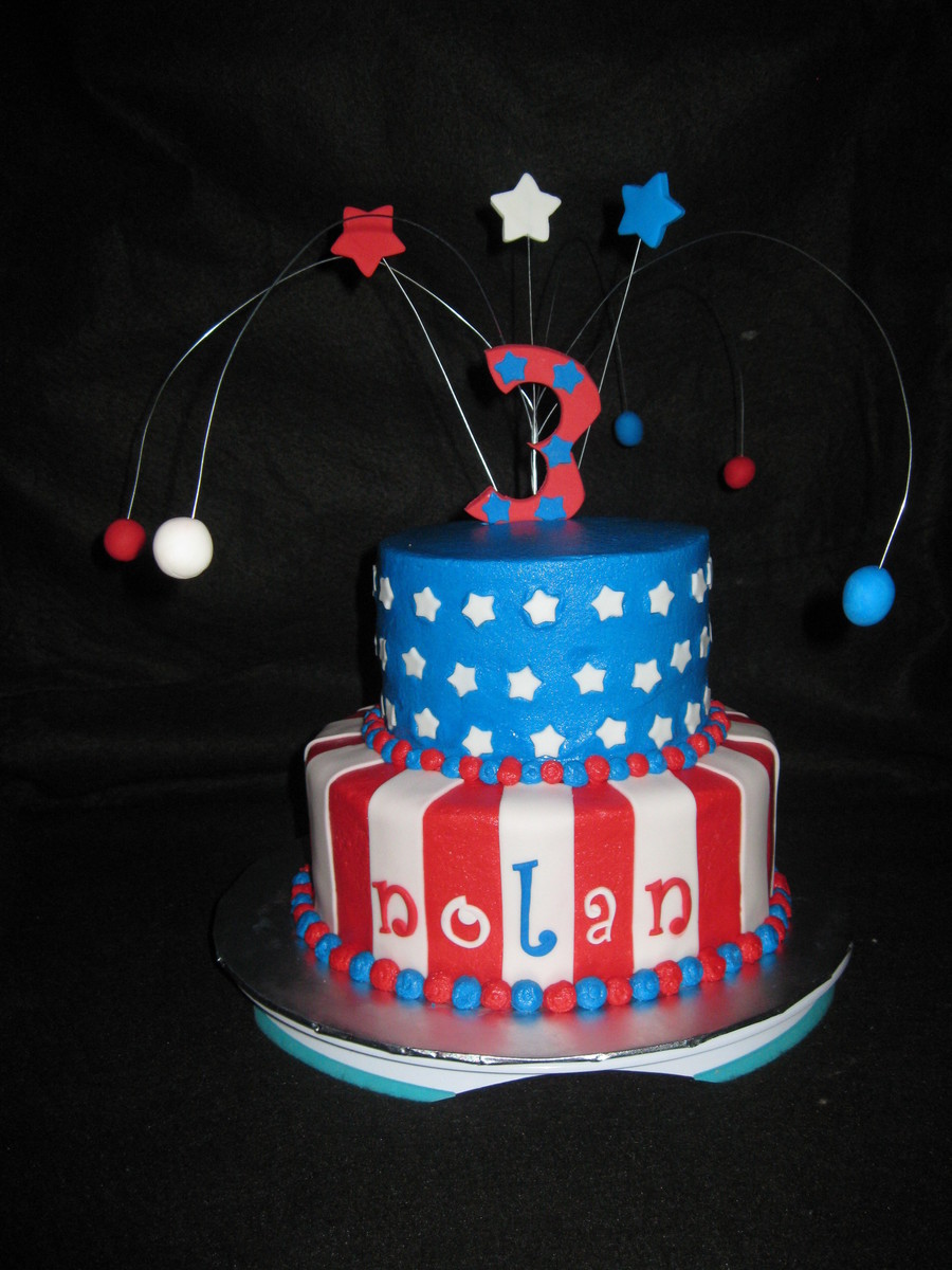 American Flag Birthday - CakeCentral.com