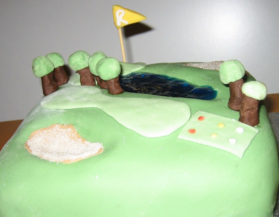 Golf Cake For Boss - CakeCentral.com