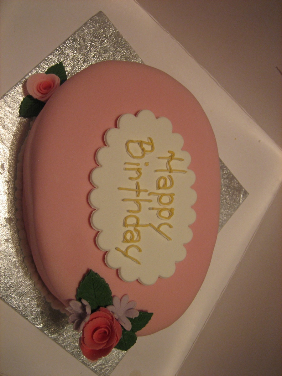 Birthday Cake For My Grandma - CakeCentral.com
