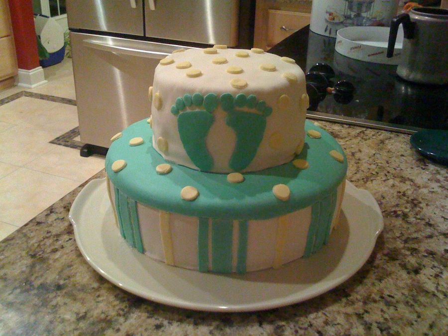Baby Feet Cake - CakeCentral.com