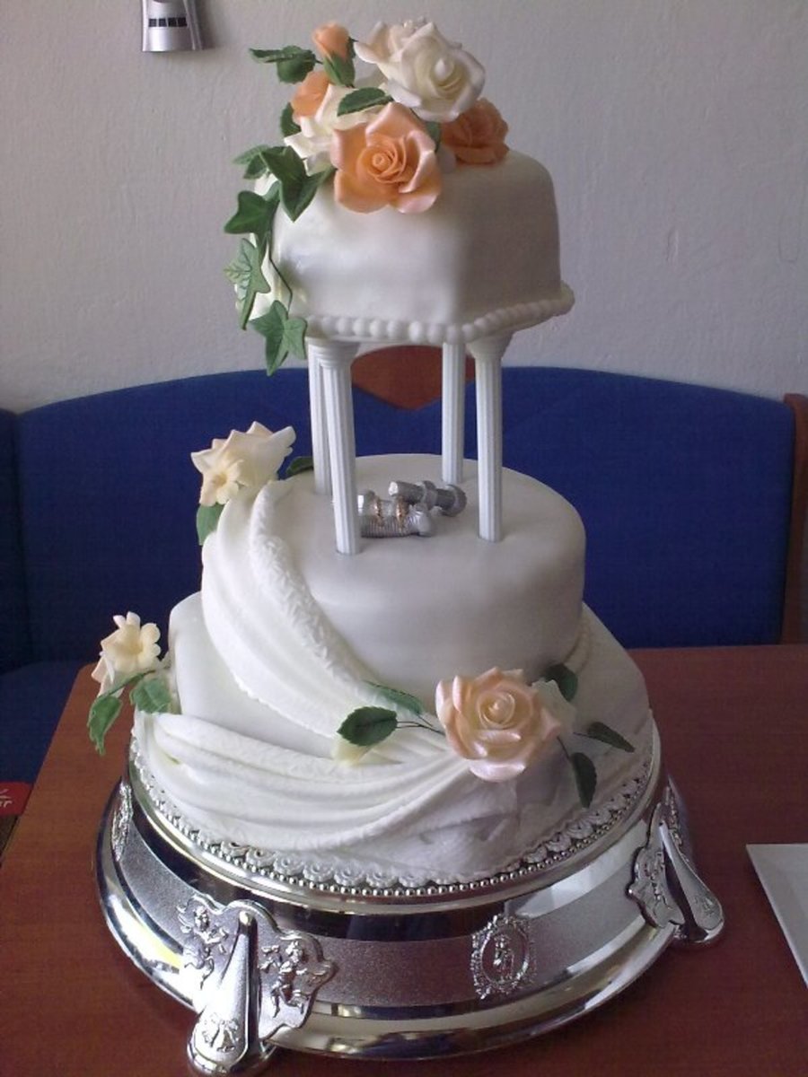 Rose And Drape - CakeCentral.com