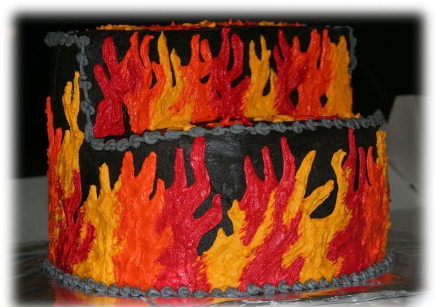 Ghost Rider Cake - CakeCentral.com