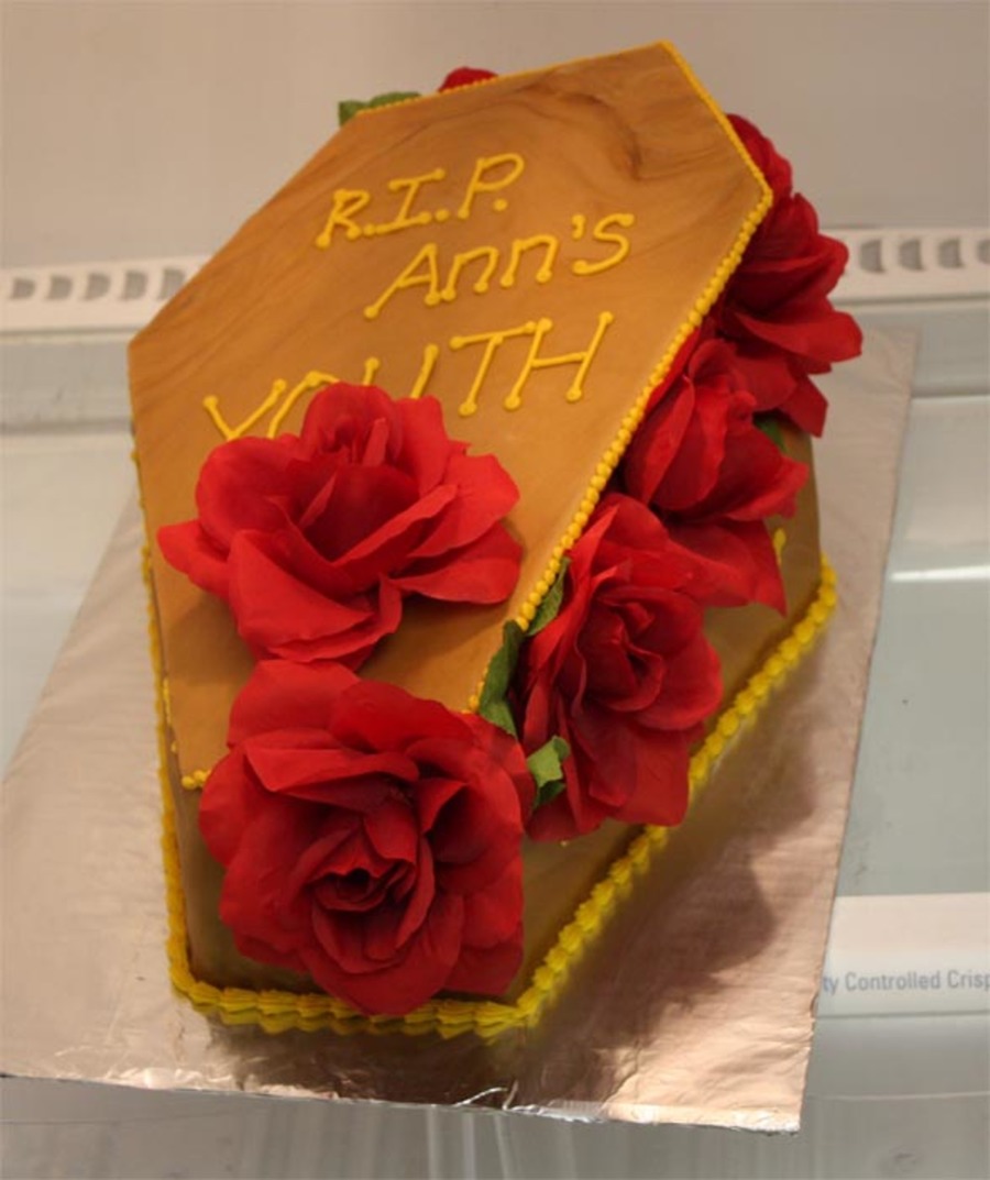 Coffin Cake - CakeCentral.com