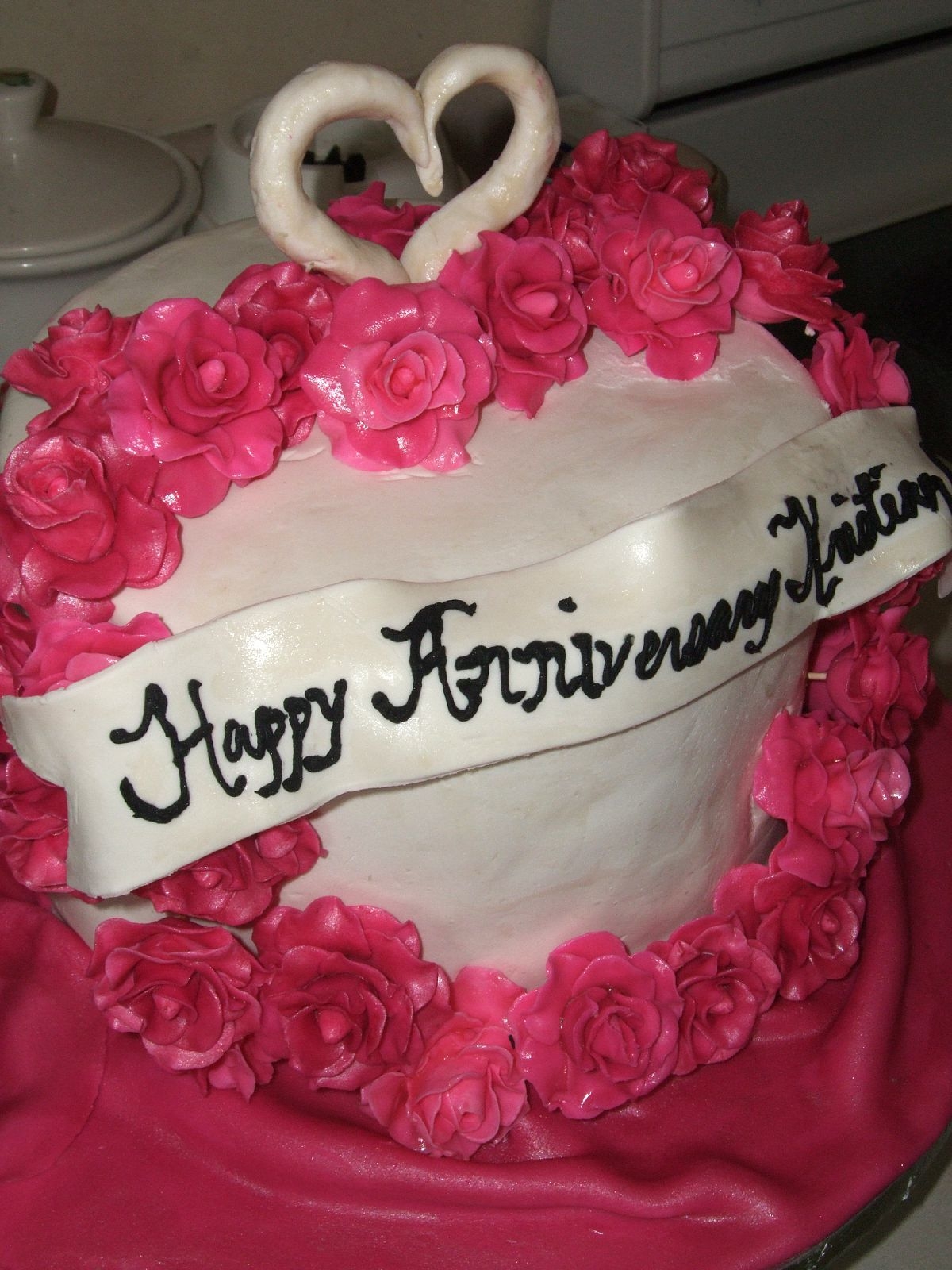 Our 1St Anniversary Cake - CakeCentral.com